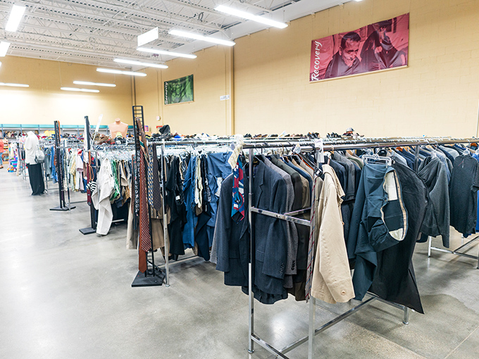 The men's section offers everything from casual Wyoming wear to office attire that might have you asking, "Was this ever worn?"