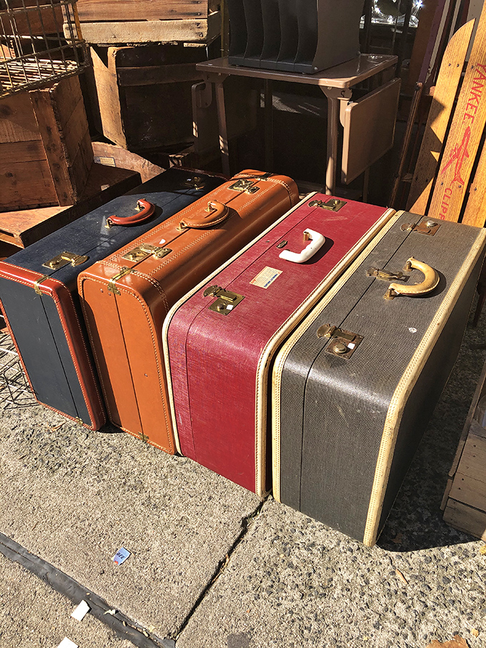 These vintage suitcases aren't just luggage&mdash;they're time capsules with handles, each one packed with invisible memories of journeys long ago.