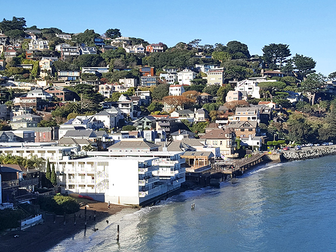 Houses cling to the hillside in a gravity-defying display that makes you wonder if the views or the engineering is more impressive.
