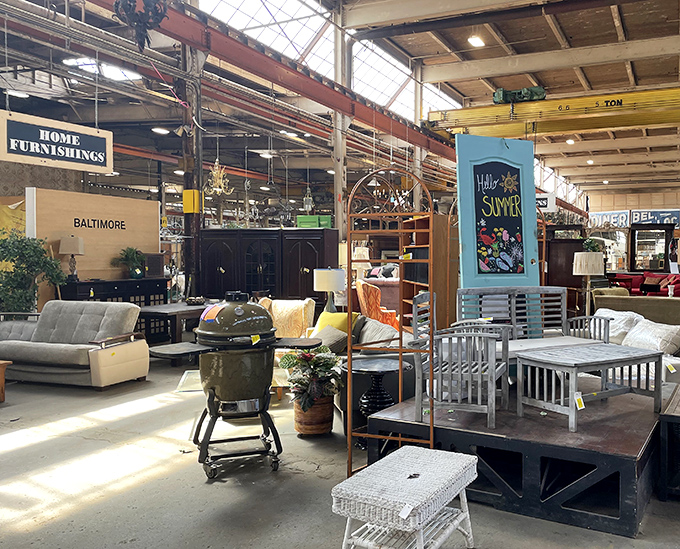 Imagine furnishing your entire living room for less than the cost of one new designer chair. Second Chance's warehouse wonderland makes it possible.