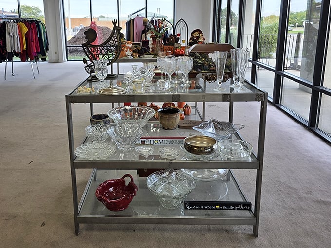 Crystal and glassware that would make your grandmother swoon &ndash; each piece waiting for its second act in a new home.
