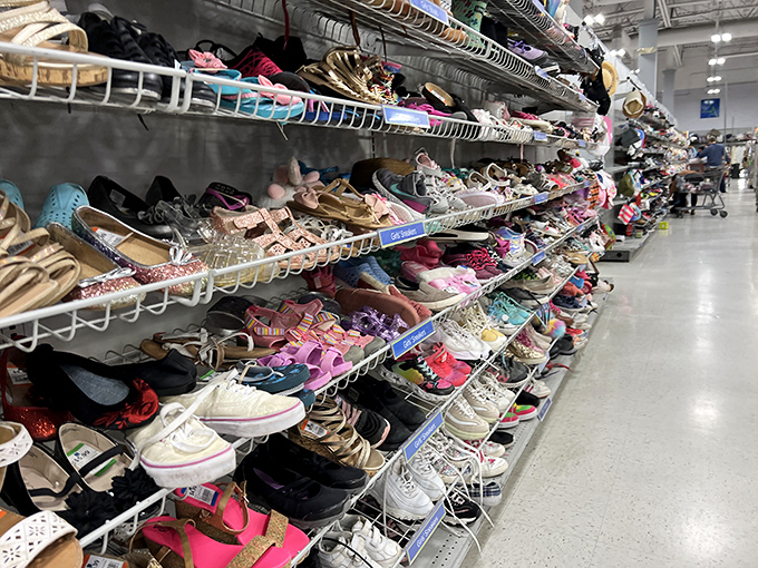 A shoe lover's paradise where Cinderella could find not just one perfect fit, but dozens&mdash;all at prices that won't turn your wallet into a pumpkin.