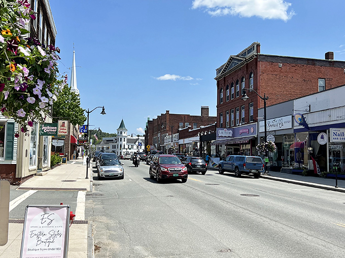 Flower boxes and brick storefronts create Littleton's signature charm &ndash; a streetscape that makes you want to slow down and savor.