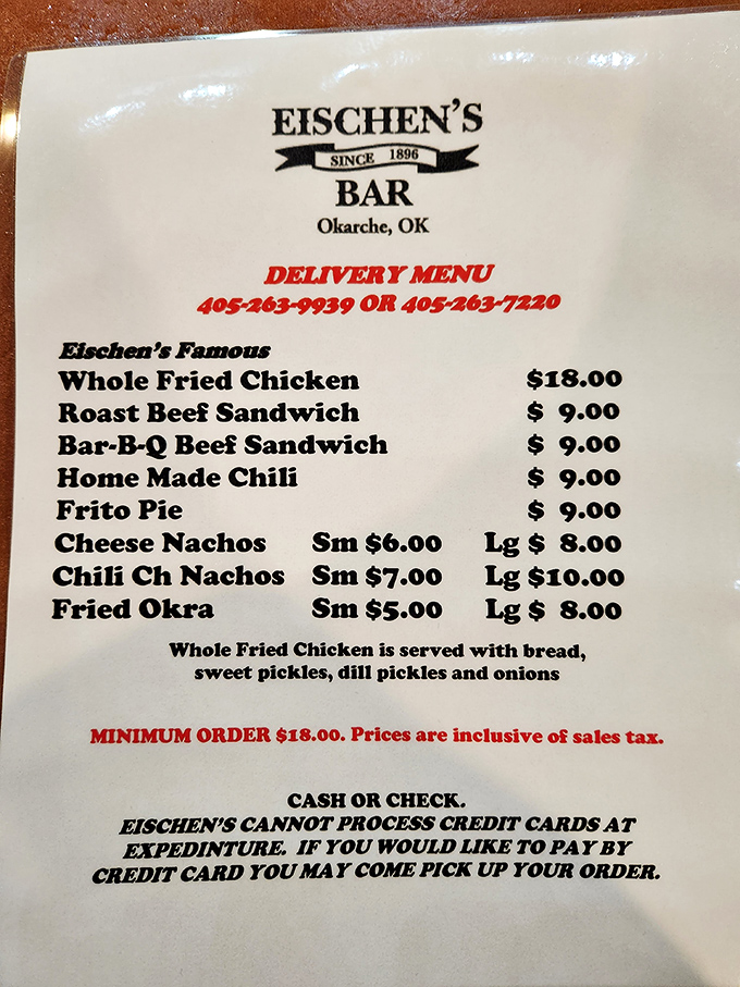 Simplicity is the ultimate sophistication on this menu. No fancy descriptions needed when the food speaks this loudly.