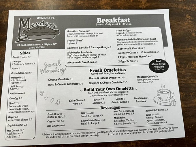 The menu reads like a love letter to American classics&mdash;straightforward, unpretentious, and promising satisfaction rather than culinary gymnastics.