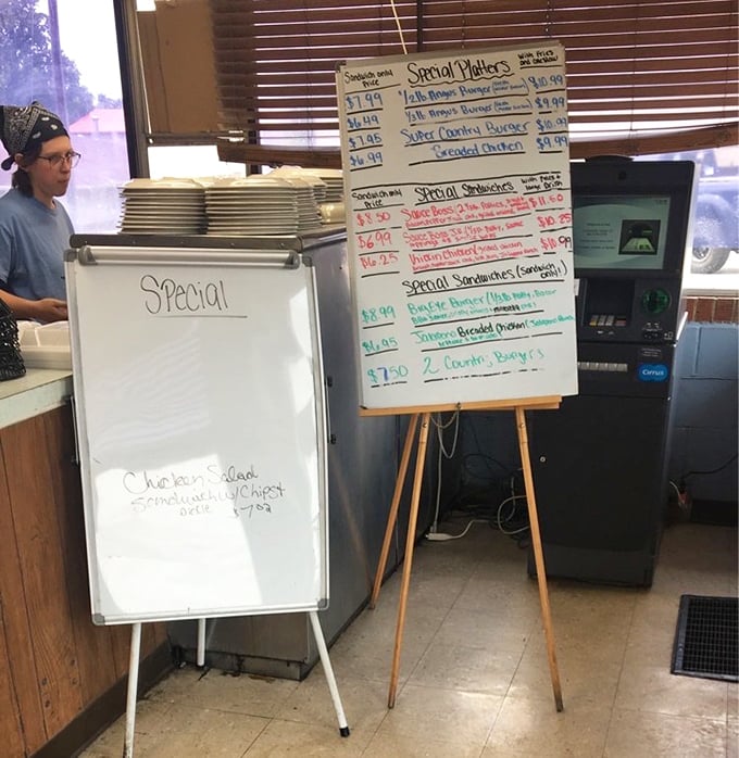 Whiteboards of possibility! Daily specials scrawled by hand tell you this isn't corporate cuisine&mdash;it's cooking that changes with the day's inspiration.