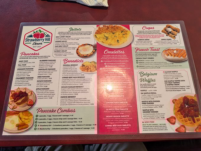 The menu at Strawberry Hill is a roadmap to happiness, with breakfast served all day because some rules are meant to be broken.