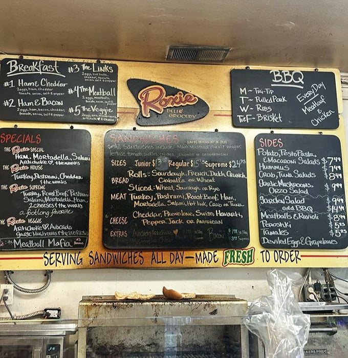 The chalkboard menu tells you everything you need to know&mdash;this place means business. Daily BBQ specials rotate like greatest hits on a classic rock station.
