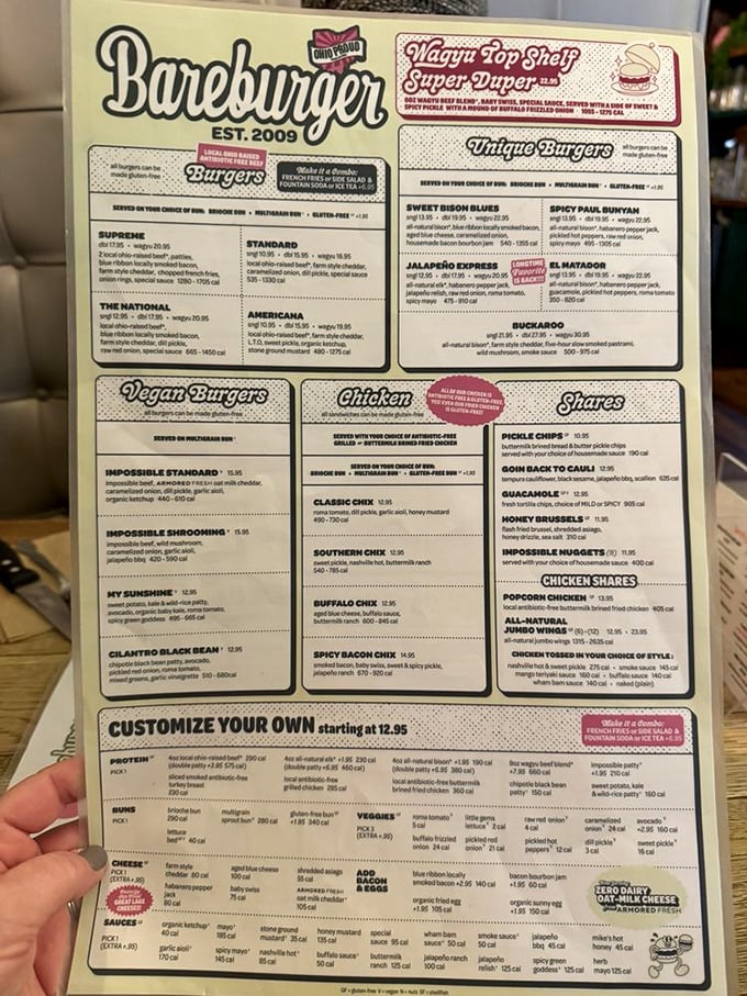 The menu at Bareburger reads like a love letter to carnivores and plant-lovers alike. Decision paralysis has never been so delicious.