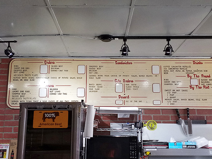 A menu board that gets straight to the point&mdash;no fancy descriptions needed when the food speaks this eloquently for itself.