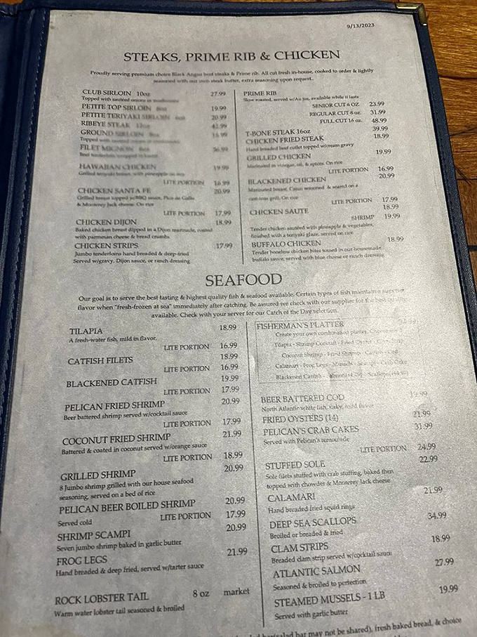 The menu reads like a love letter to carnivores and seafood enthusiasts alike&mdash;decisions have never been so deliciously difficult.