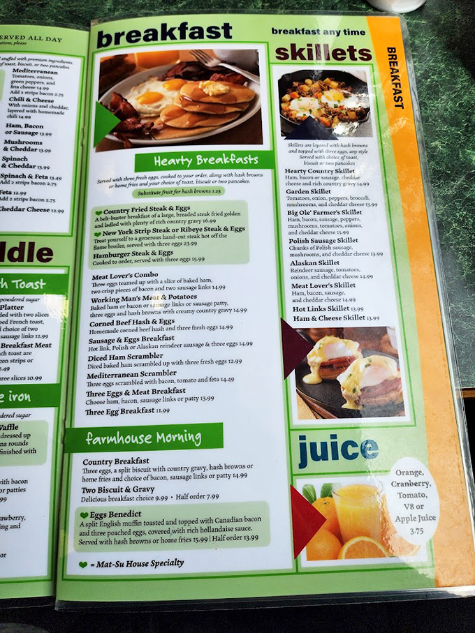 The breakfast menu at Mat-Su is practically a novel with a happy ending—every single time. Decisions have never been so deliciously difficult.