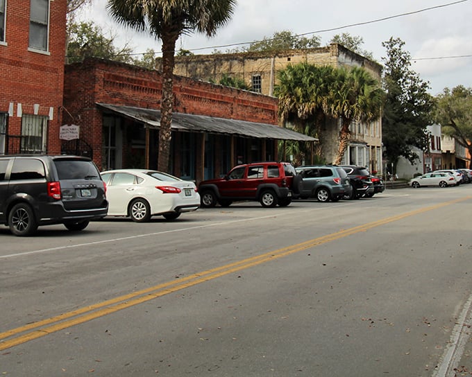 Angle parking and weathered awnings &ndash; this isn't small-town America by accident, it's small-town America preserved with intention and pride.