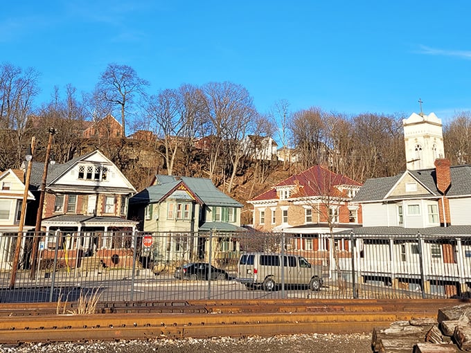 Victorian-era homes alongside mid-century ranches tell Westernport's architectural story, creating a living timeline of the town's development.