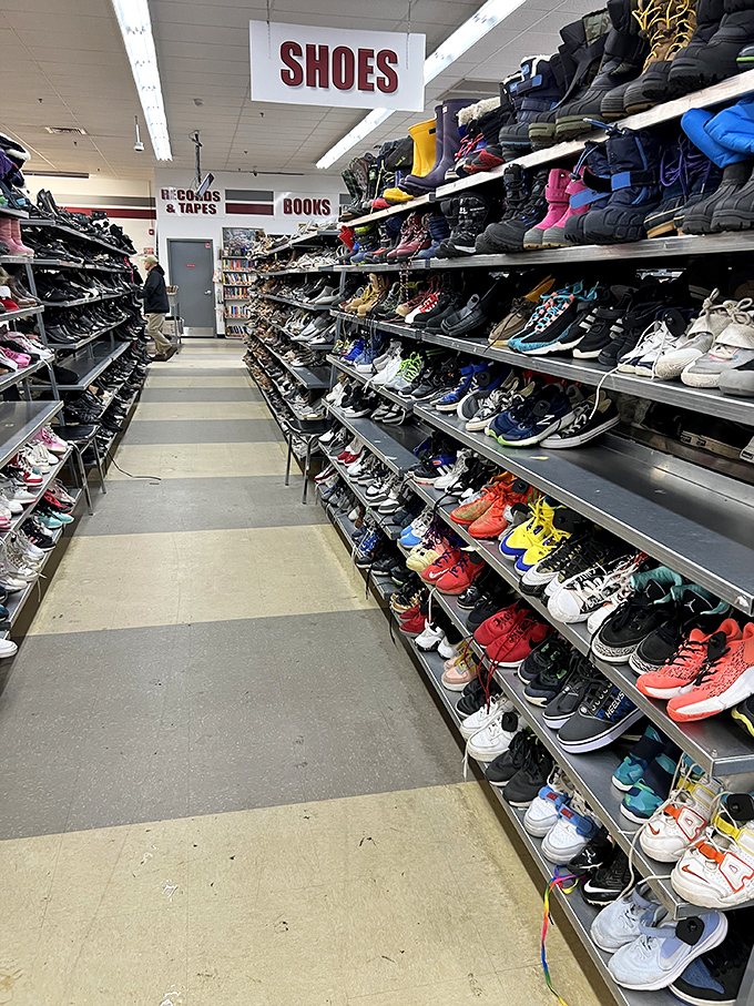 Footwear fantasies come true in this Imelda Marcos-worthy collection. From practical sneakers to statement heels, there's a sole mate for everyone here.