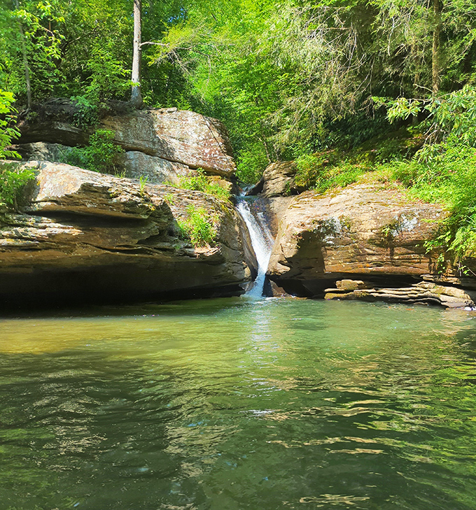 This hidden waterfall feels like nature's secret spa&mdash;a tranquil pool where worries dissolve faster than aspirin.
