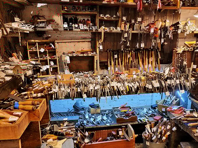 This tool collection would make your grandfather weep with joy &ndash; hundreds of implements with stories etched into their worn wooden handles.