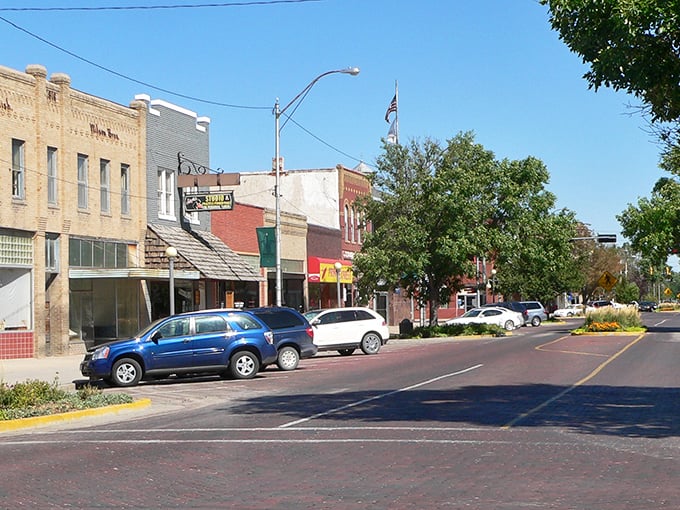 Alliance's downtown boasts classic mid-century architecture with brick buildings housing local shops and businesses.