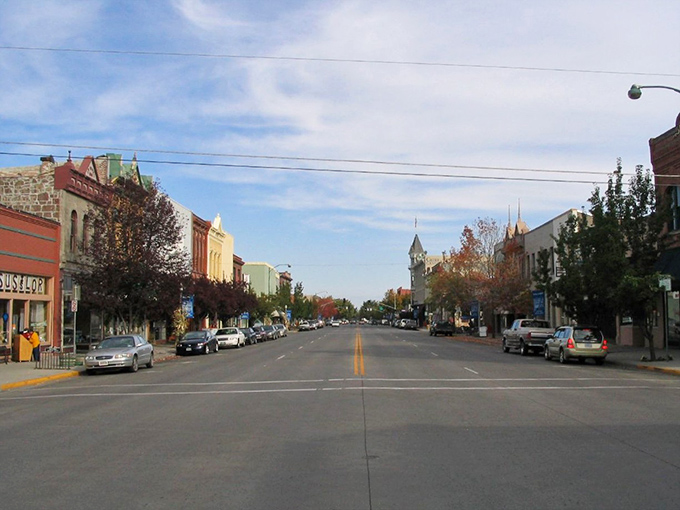 Baker City's historic downtown looks like it's waiting for Gary Cooper to walk down Main Street any minute now.