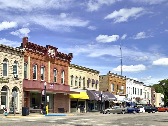Baraboo's charming downtown square looks like a movie set, minus the Hollywood price tag.