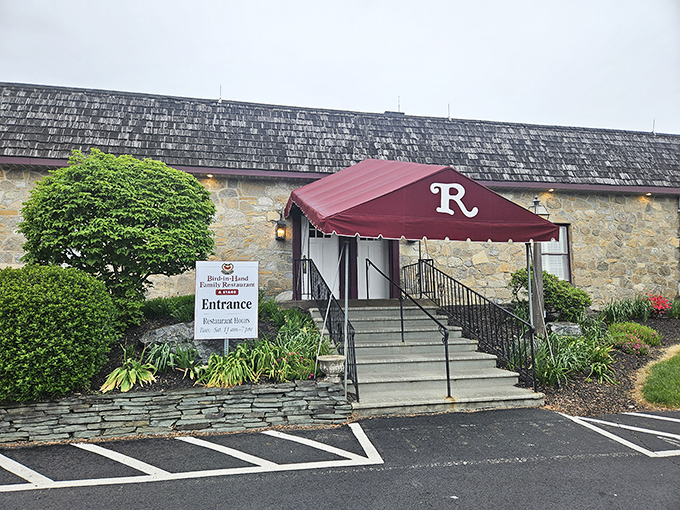 That stone building has seen generations of hungry diners discover why Bird-in-Hand's smorgasbord earned its legendary reputation over decades.