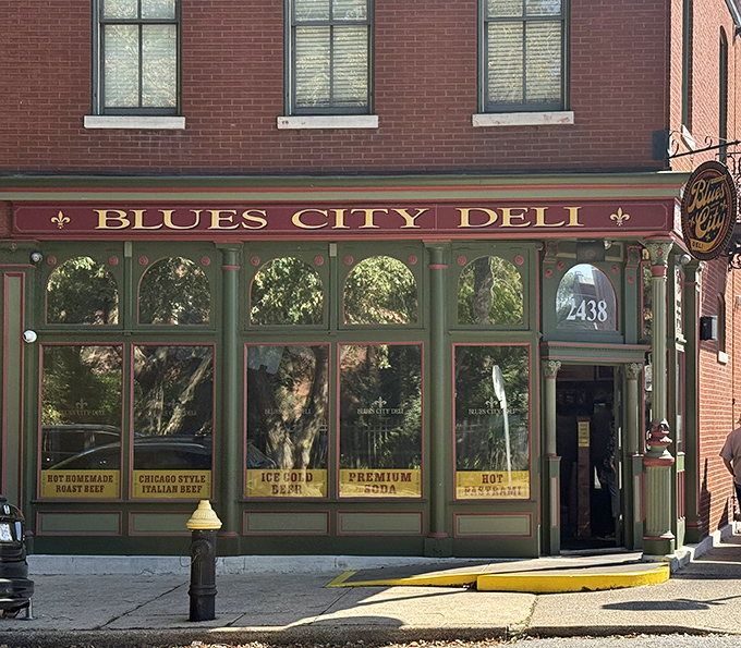 Blues City Deli's vintage storefront is like finding a classic vinyl record in a world of digital downloads&mdash;authentic and worth the hunt.