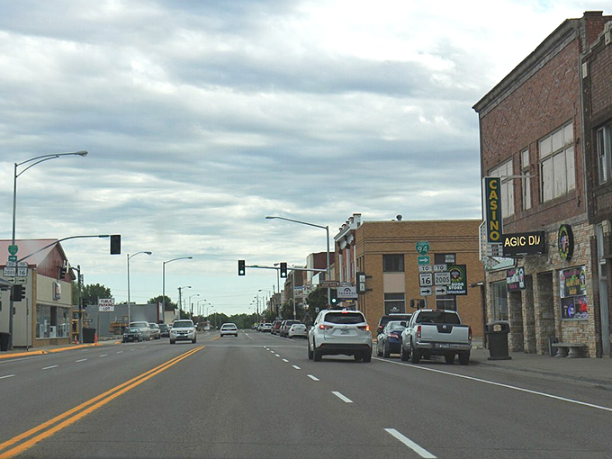 Glendive's downtown has that timeless quality where every storefront looks like it could star in a classic Western movie.