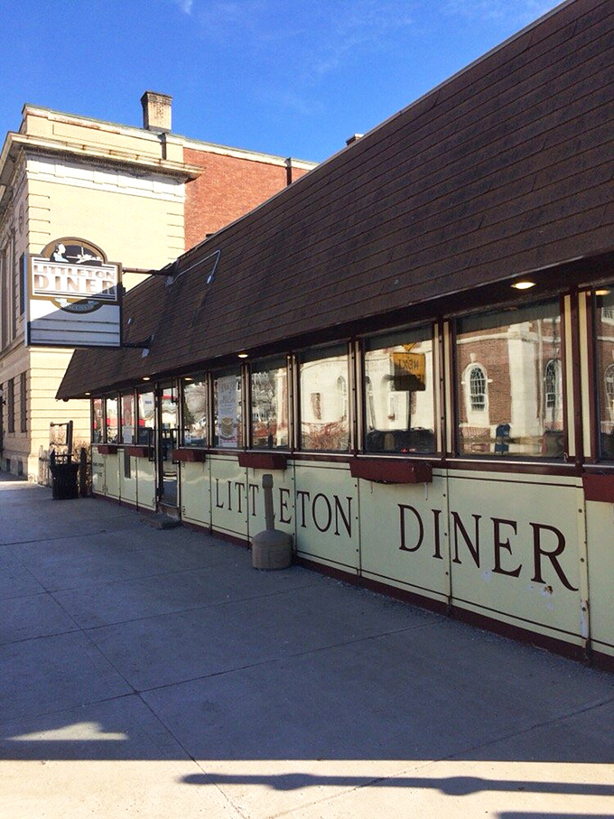 The Littleton Diner's classic façade is a portal to simpler times. This Main Street landmark has been serving comfort by the plateful since before Instagram made food famous.