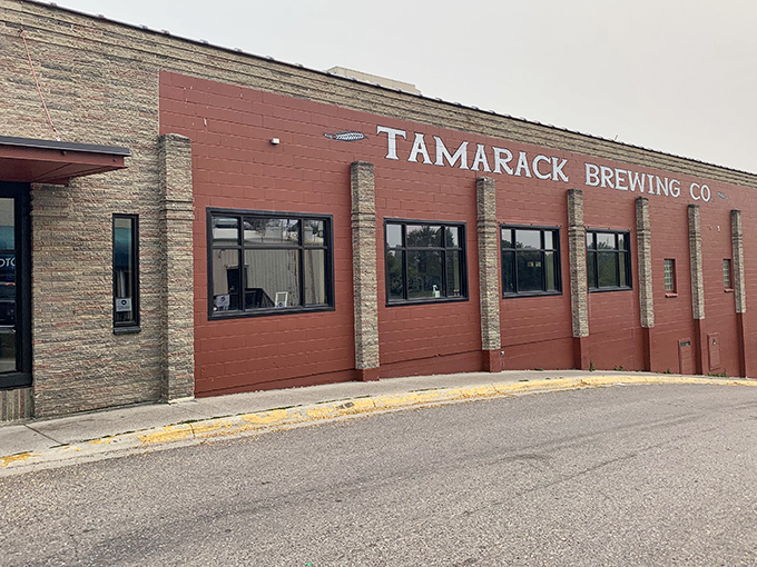 Tamarack's brick-and-stone facade hints at the solid craftsmanship waiting inside &ndash; both in beer and burgers.
