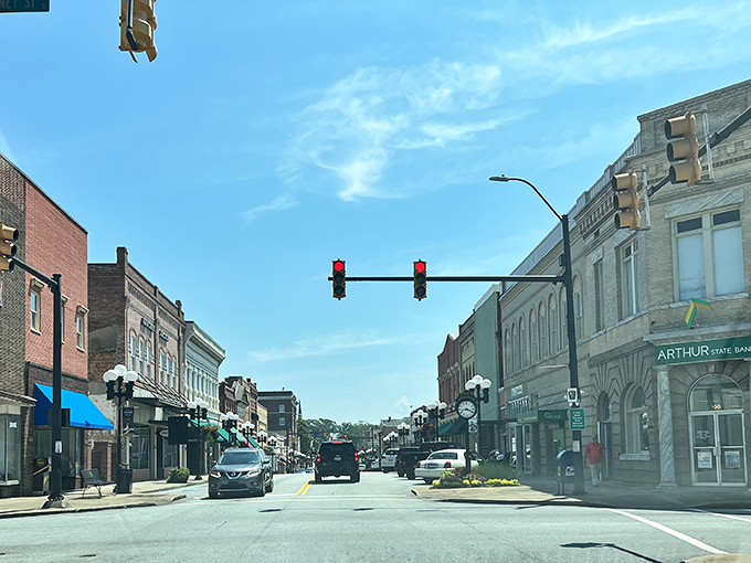 Union's Main Street - where time moves slower and brick storefronts have witnessed generations of hellos, goodbyes, and "y'all come back now!"