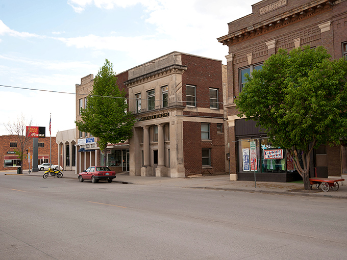Valley City's brick buildings stand proud, telling stories of generations who've called this charming town home.
