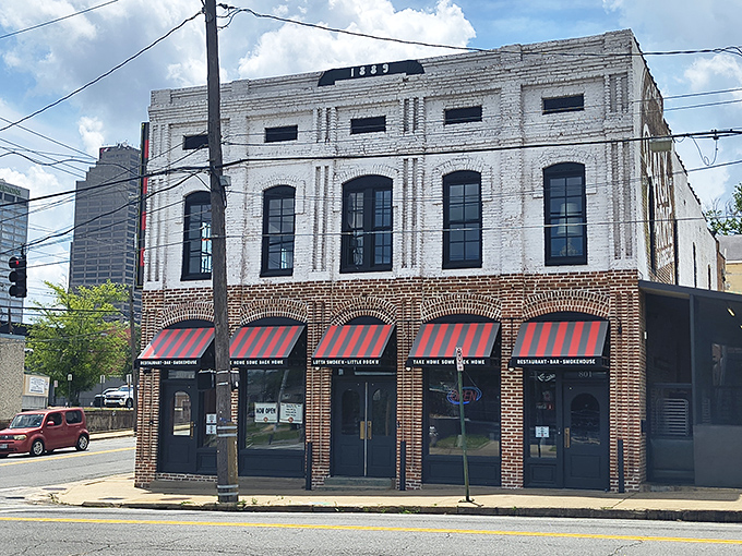 Architectural beauty with BBQ soul! This historic brick building has probably seen it all, but the smoked treasures inside are what keep the crowds coming.
