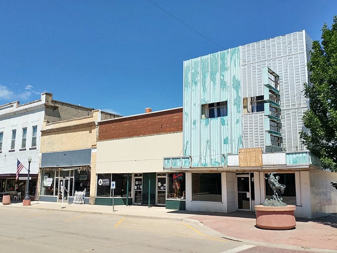 The charming storefronts and local businesses in Belle Fourche occupy buildings that have witnessed generations of history&mdash;if only these walls could talk!