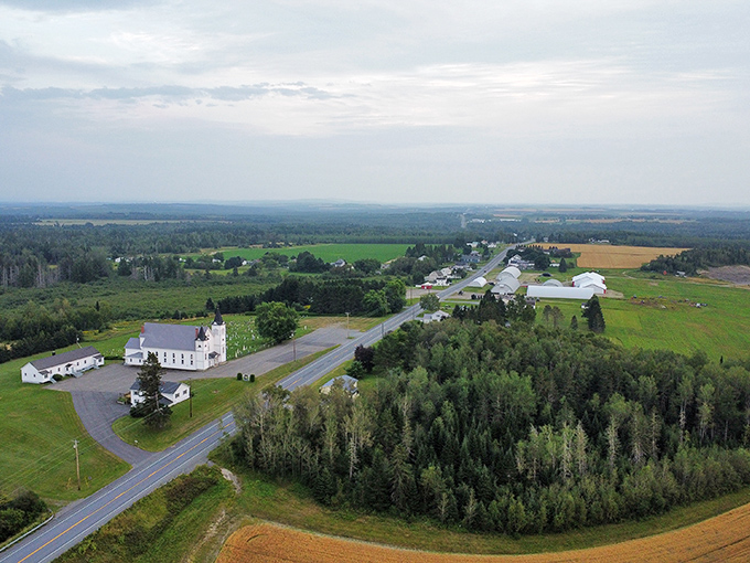 Rolling farmland meets endless sky in northern Maine, where space and peace come standard issue.