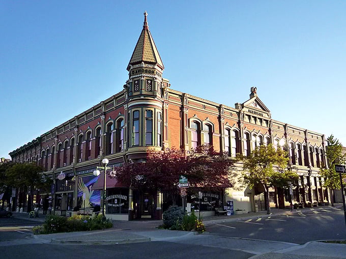 Ellensburg's magnificent Davidson Building anchors a downtown that refuses to surrender its historic character.