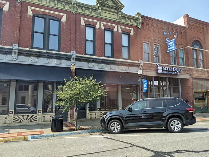 Historic charm meets modern convenience in downtown Ellsworth, where these well-preserved buildings have stood the test of both time and Kansas weather.