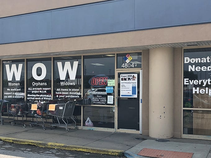 The WOW stands for Women, Orphans, Widows – shopping here means your dollars stretch twice as far in kindness.