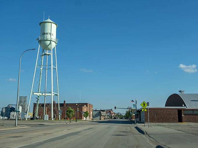 Grafton's iconic water tower watches over a community where affordable homes aren't just a mirage on the horizon.
