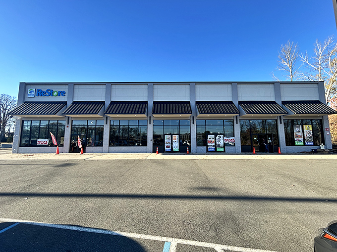 Behind those glass windows lies a furniture lover's dream come true at incredible prices.