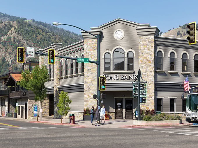 Modern meets mountain in downtown Ketchum, where every storefront comes with a million-dollar view absolutely free.