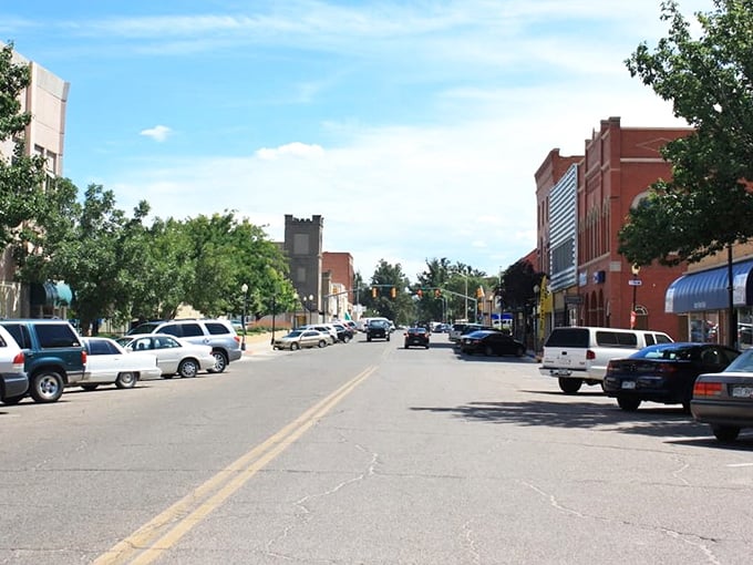 The wide streets and historic buildings of La Junta create a welcoming atmosphere where your Social Security check goes further.