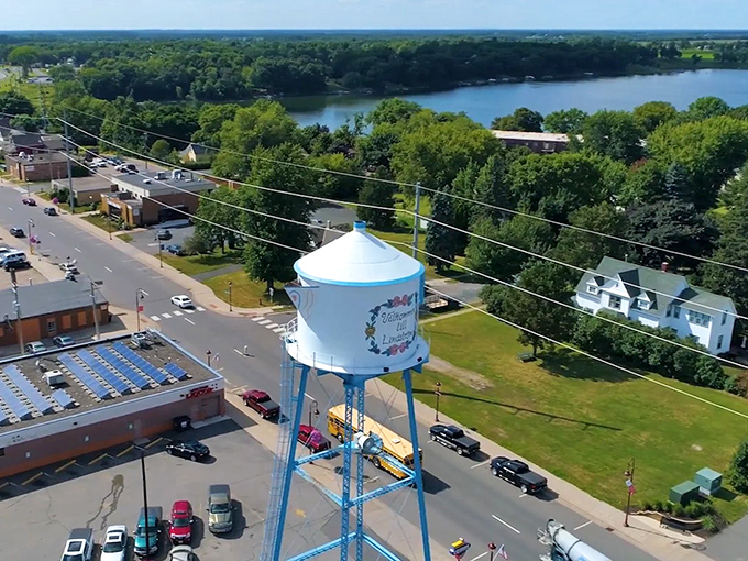 The view from downtown Lindstr&ouml;m&mdash;where Swedish heritage meets affordable lakeside living without breaking your retirement piggy bank.