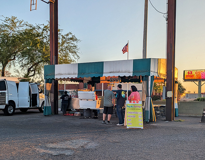 Simple awning, extraordinary flavors. Nogales Hot Dogs proves that sometimes the best food comes from the most humble kitchens.