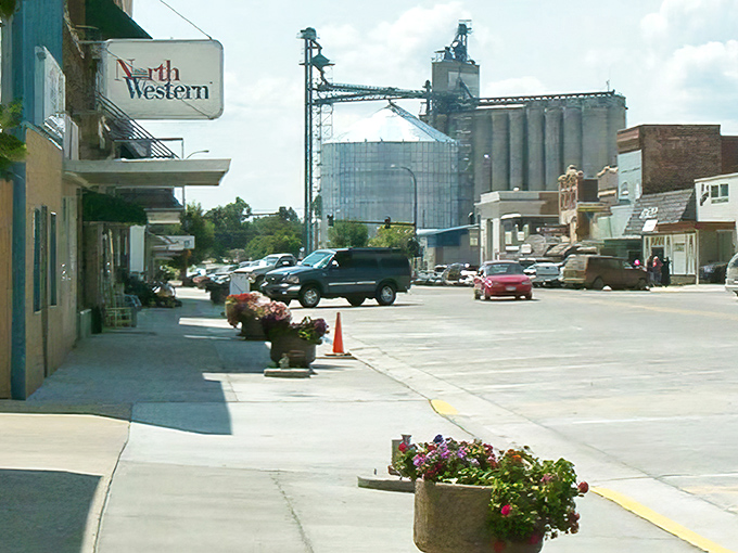 Downtown streets remain peaceful and uncrowded, where local businesses have served generations of farming families with genuine care.