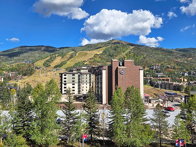 Modern mountain living meets natural beauty where ski slopes and comfortable lodges create perfect harmony.