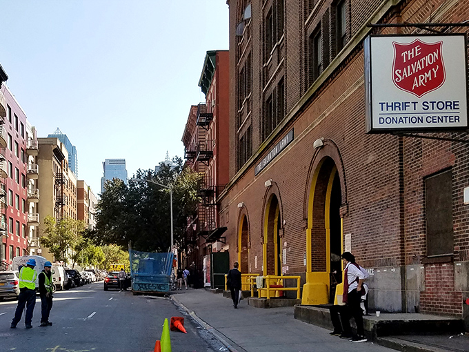 The Salvation Army's historic building stands ready to furnish your apartment without emptying your wallet.