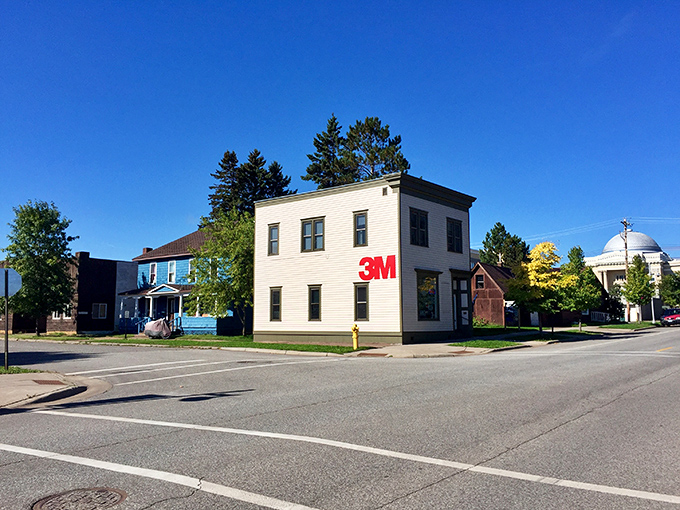 Modest storefronts in Two Harbors showcase the town's affordable charm, where Social Security dollars stretch further in this Mississippi River community.