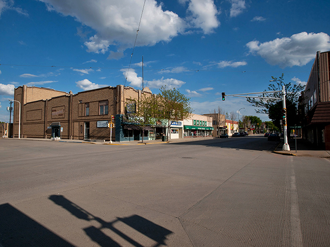 Main Street in Valley City offers that perfect small-town vibe where nobody's in a hurry and everyone waves hello.
