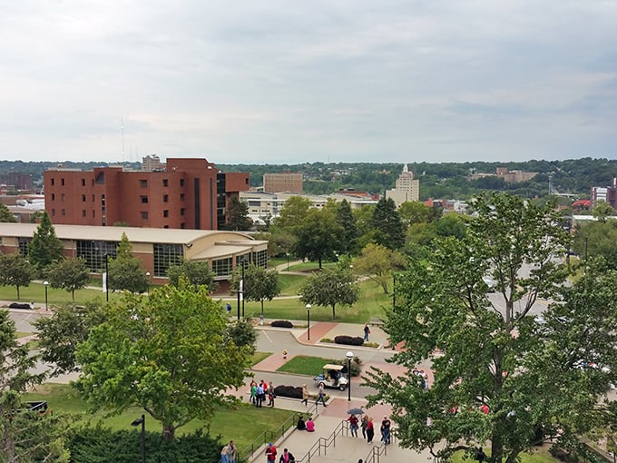The Youngstown skyline reaches toward blue skies, where industrial heritage meets modern affordability in perfect harmony.