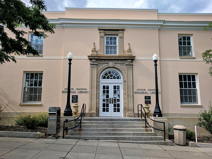 The Arthur Johnson Memorial Library offers intellectual wealth without the price tag. Free knowledge in a building that looks like it should charge admission&mdash;but gloriously doesn't.